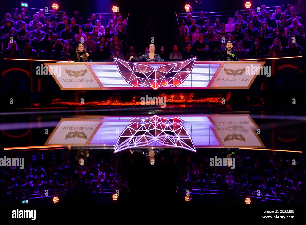 Cologne, Germany. 02nd Apr, 2022. Ruth Moschner (M), Rea Garvey and ...