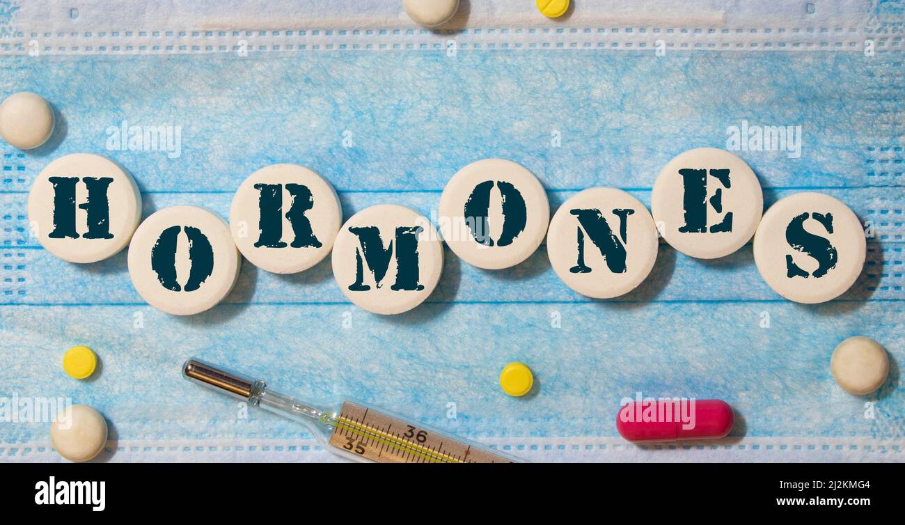 Hormones Word Written In Wooden Cube. concept Stock Photo - Alamy
