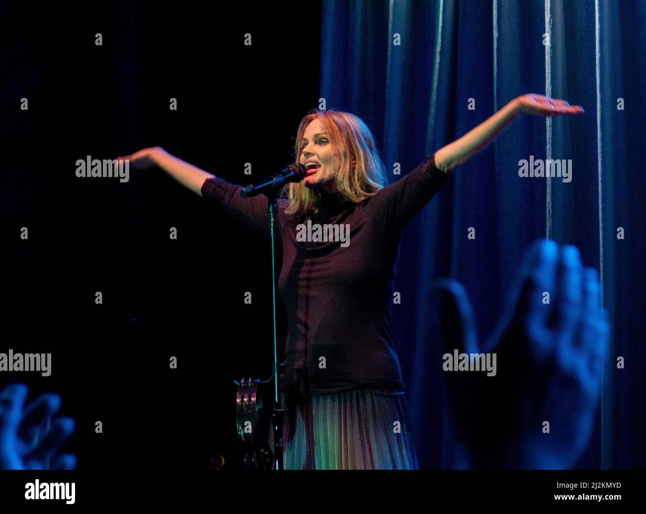 March 31, 2022, San Diego, California, USA: Belinda Carlisle, singer ...