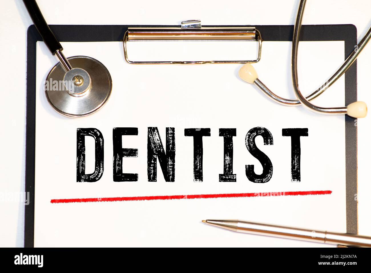 Dentist sign in a wood, medical word concept Stock Photo - Alamy