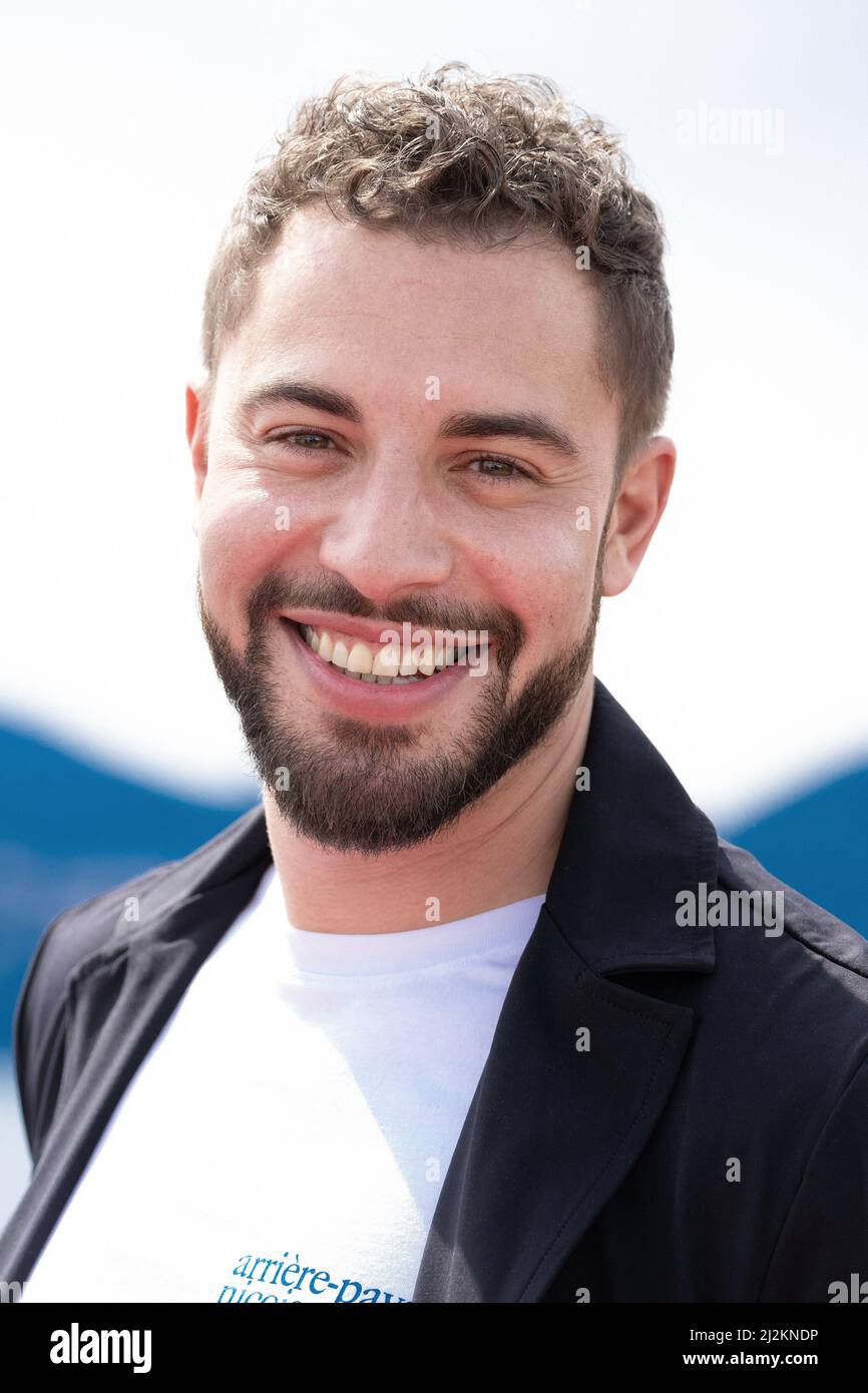 Cannes, France. 02nd Apr, 2022. Marwan Berren attends the Plus Belle la ...