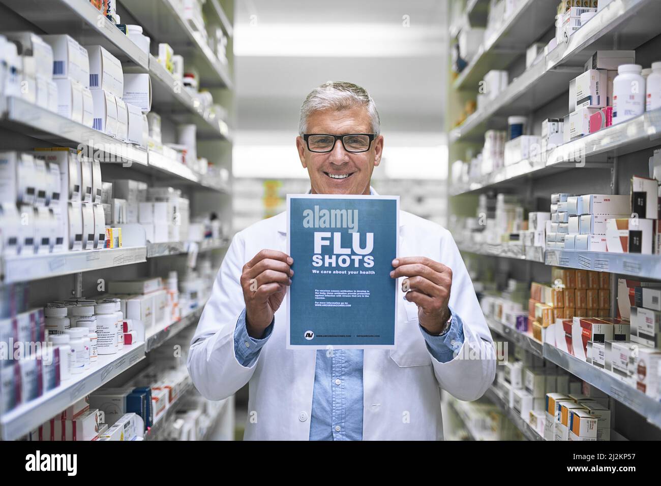 Hes got your medication covered. Portrait of a mature male pharmacist ...