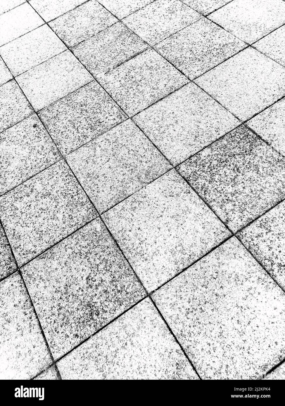 A vertical shot of grey tiles on the ground. Great for backgrounds ...