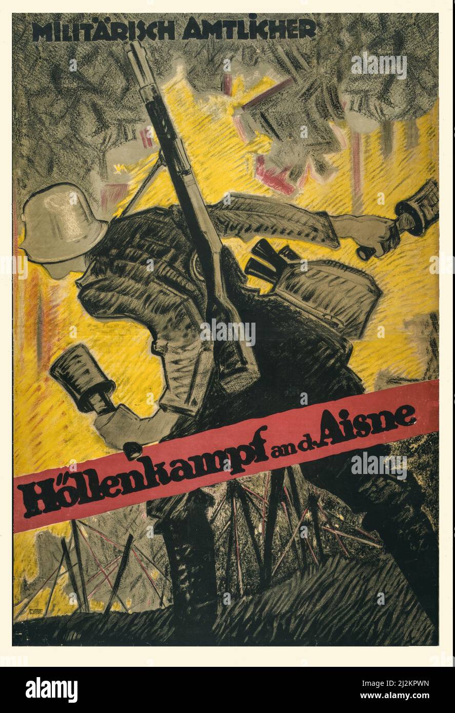 An early 20th century German advertising poster from World War One ...