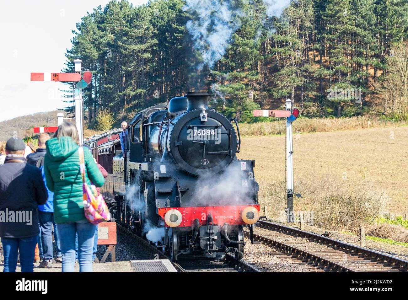 76084 steam locomotive hi-res stock photography and images - Alamy