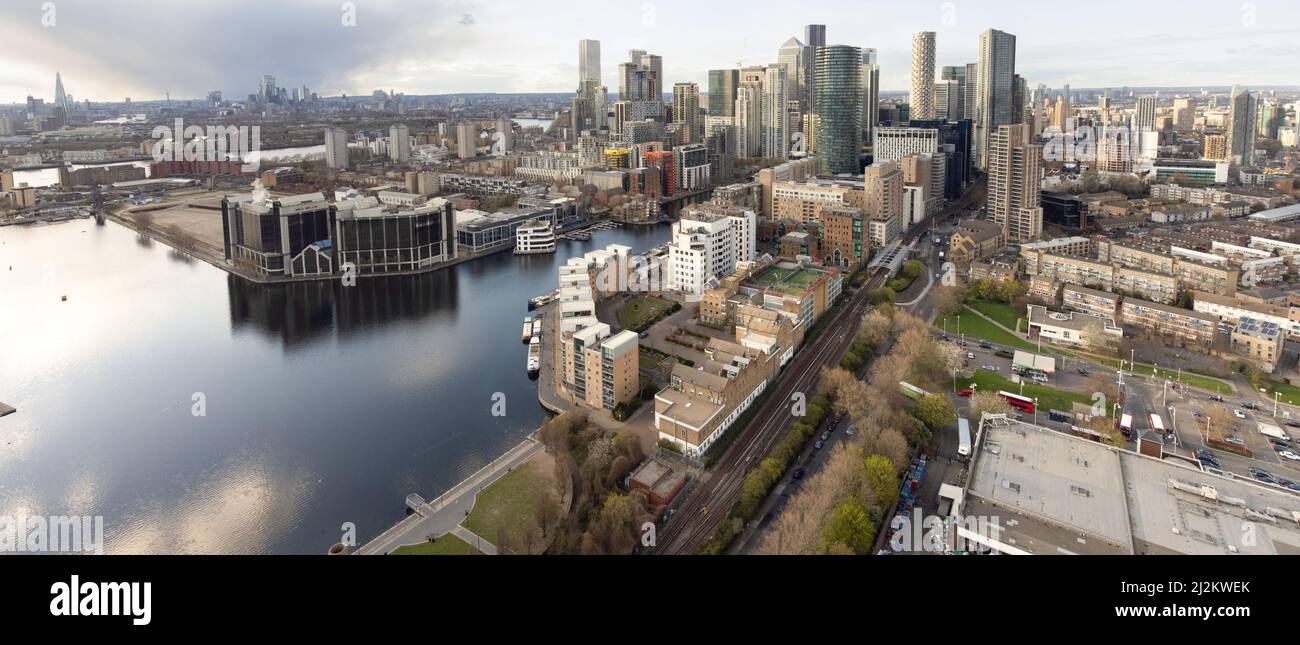 Outer millwall dock, Isle of Dogs, London, England Stock Photo - Alamy