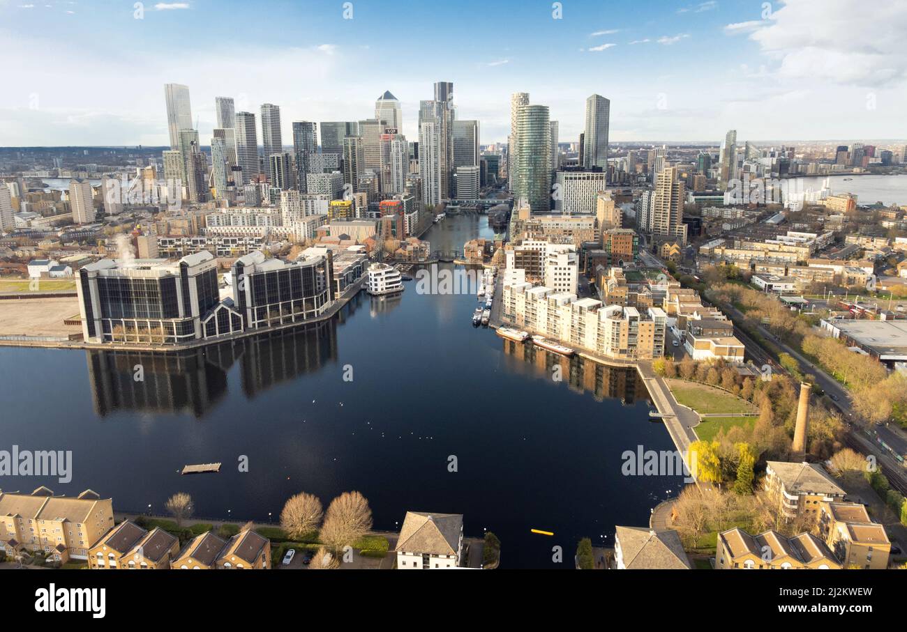 Outer millwall dock, Isle of Dogs, London, England Stock Photo - Alamy