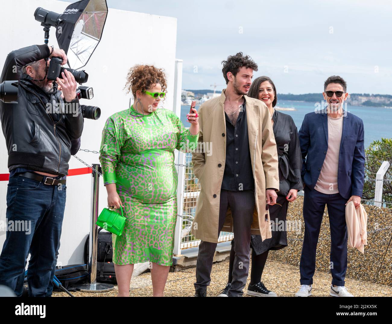 Cannes, France, 2 April 2022, Maya Landsmann (actress), Levin Leib Lev ...