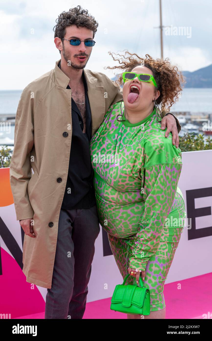 Cannes, France, 2 April 2022, Levin Leib Lev and Maya Landsmann attend ...