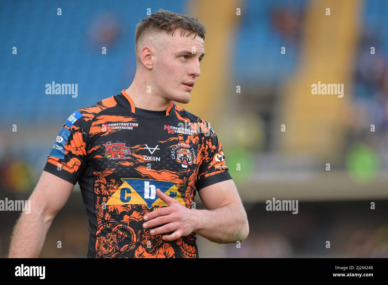 Leeds, England - 26th March 2022 - Jake Trueman of Castleford Tigers ...