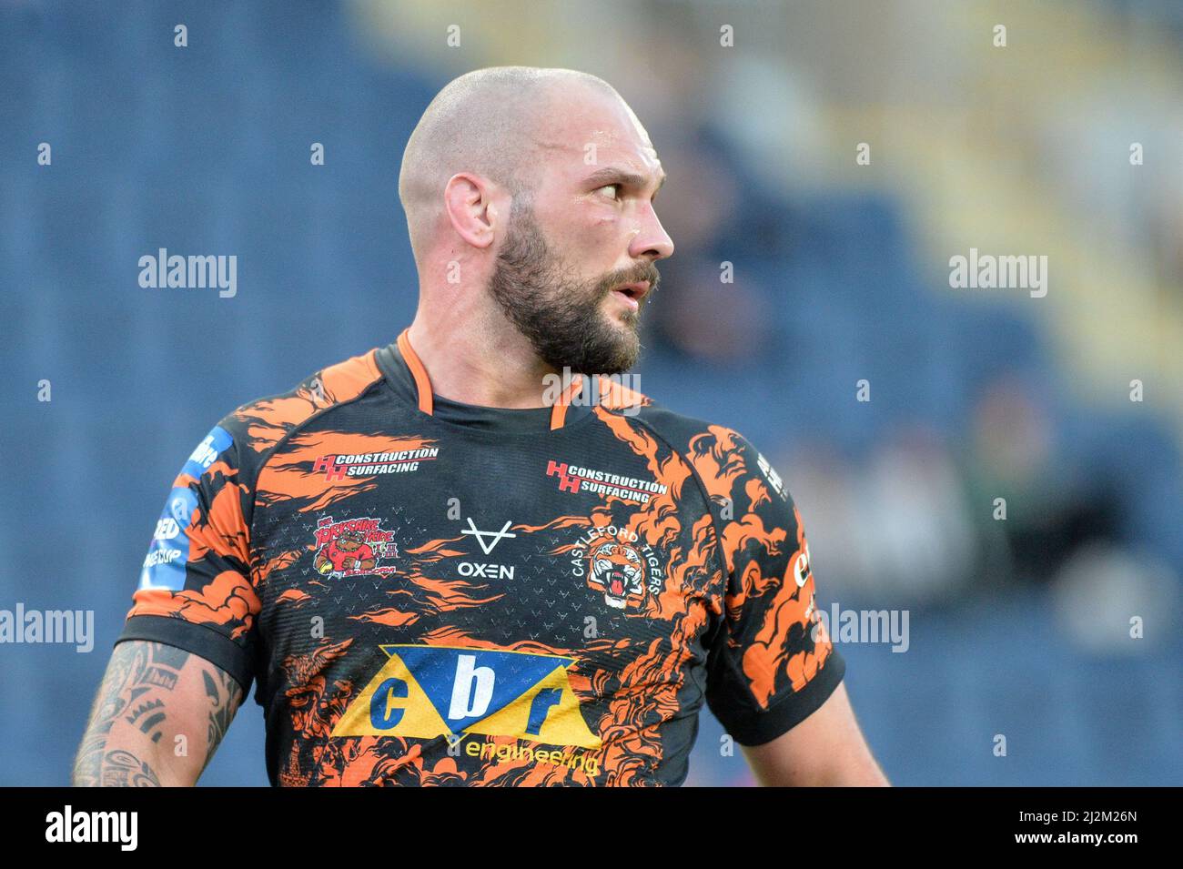 Leeds, England - 26th March 2022 - Nathan Massey of Castleford Tigers ...