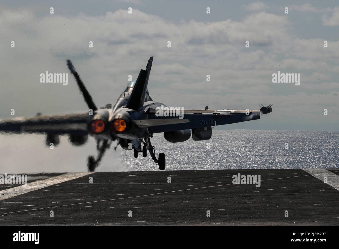 SOUTH CHINA SEA (April 1, 2022) Capt. Lewis Callaway, incoming ...