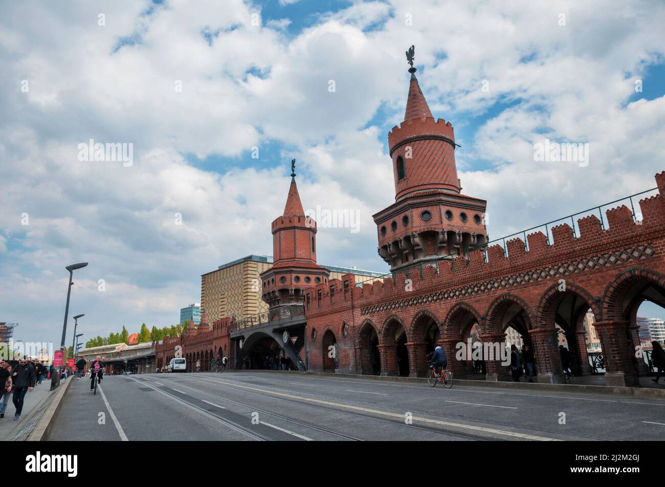 Oberbaum Bridge.Berlin,Germany.Opened in 1896, double-deck bridge ...