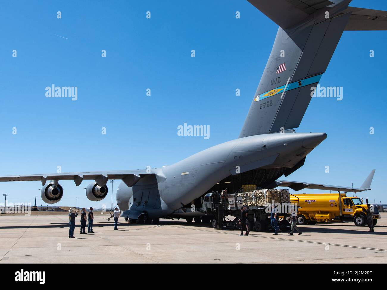Air National Guard Transportation Airmen from the 136th Logistic ...