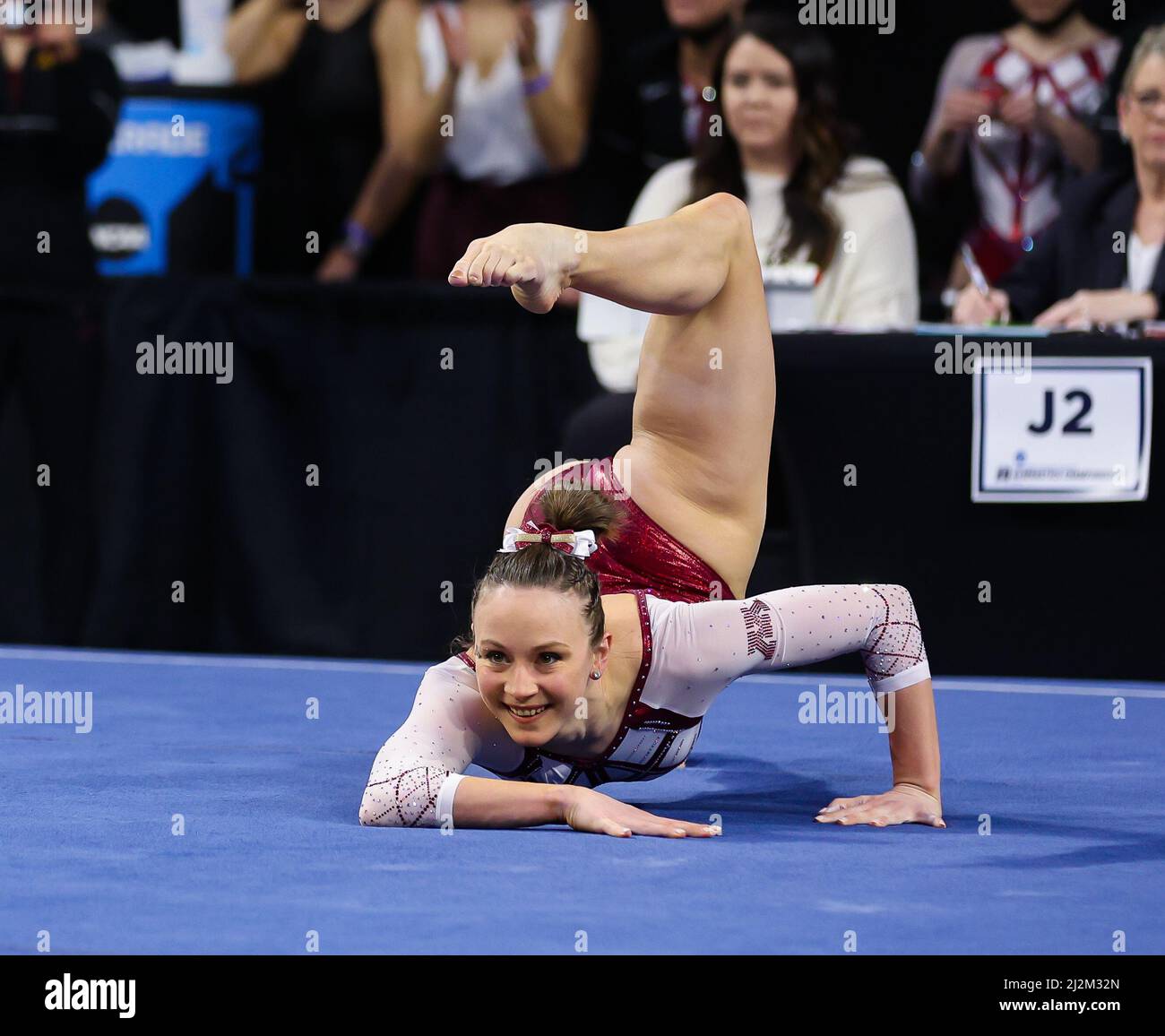 March 31, 2022: Minnesota's Lexy Ramler performs her floor routine ...
