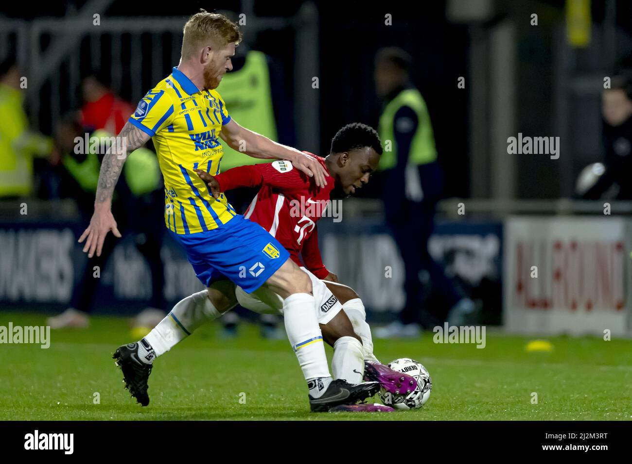 WAALWIJK, Netherlands, 02-04-2022, football, Mandemakers Stadium, Dutch eredivisie, season 2021 ...