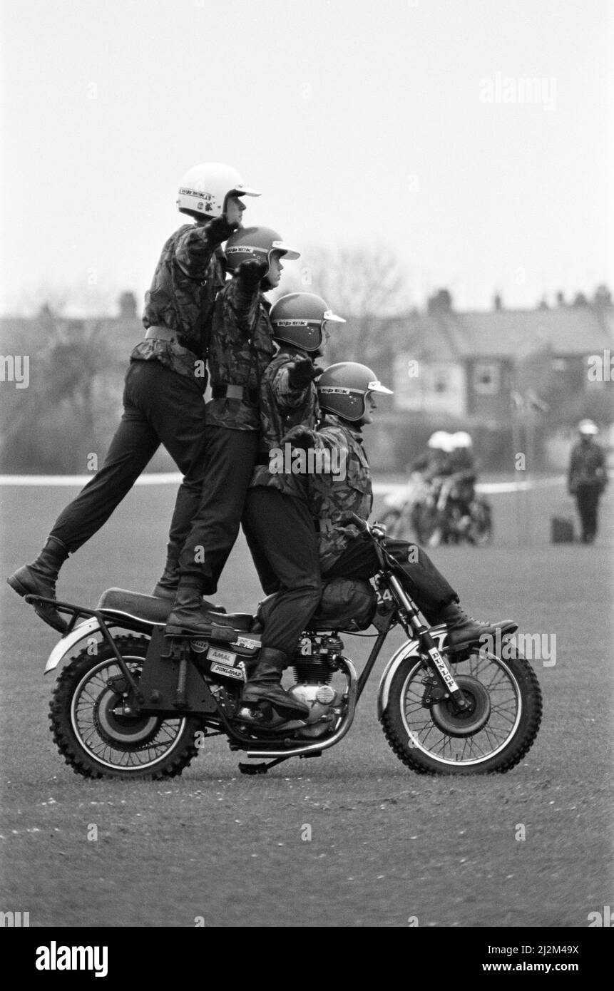 Motorcycle display team Black and White Stock Photos & Images - Alamy