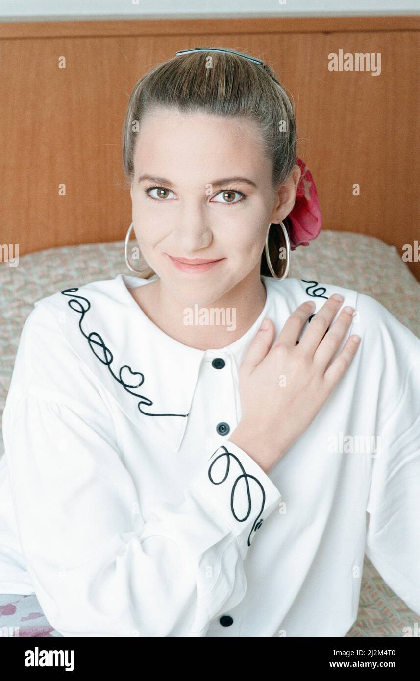 Debbie Gibson, american singer in UK to promote her new single, We ...