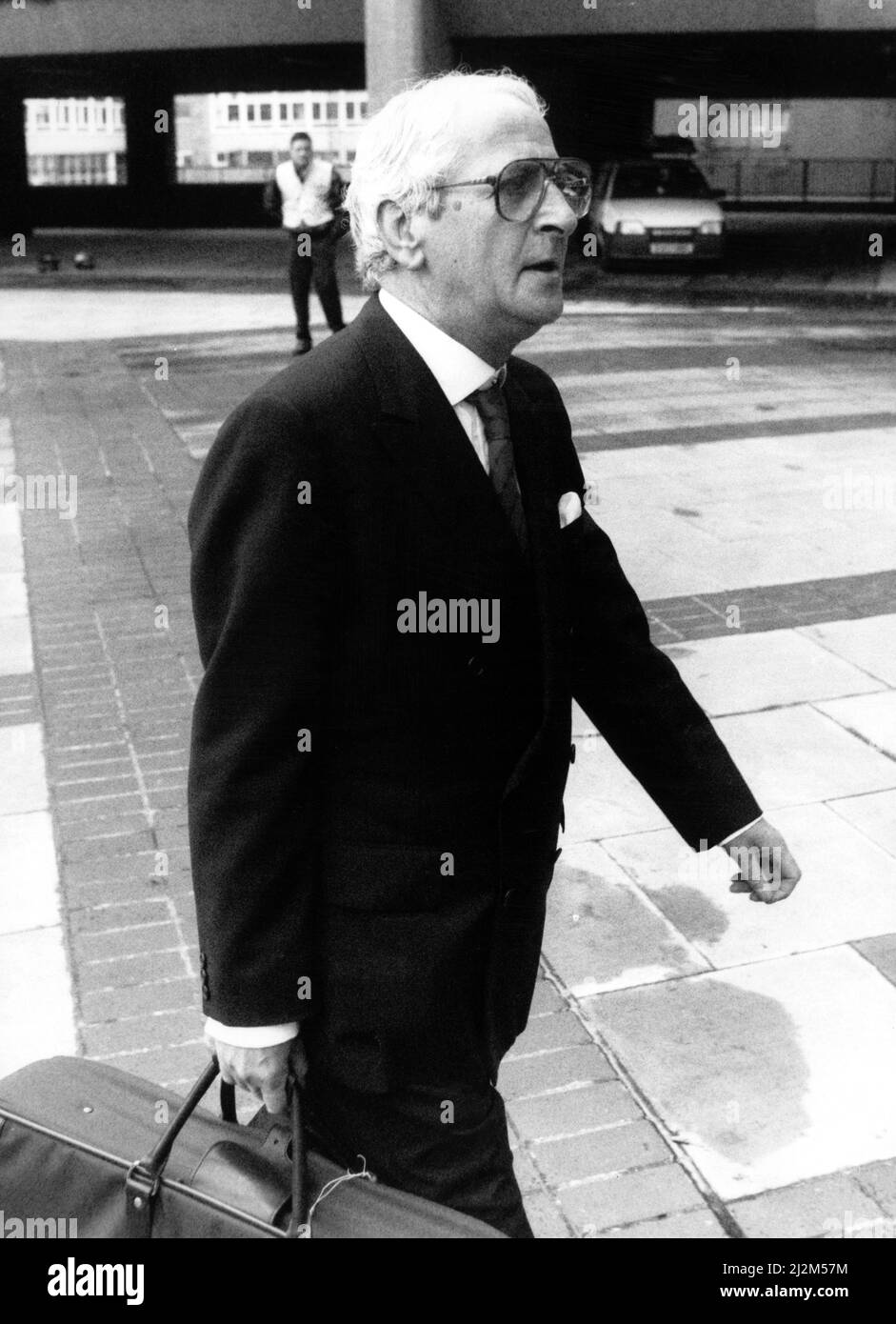 George Carman, Ken Dodd's brief. 6th June 1989 Stock Photo - Alamy