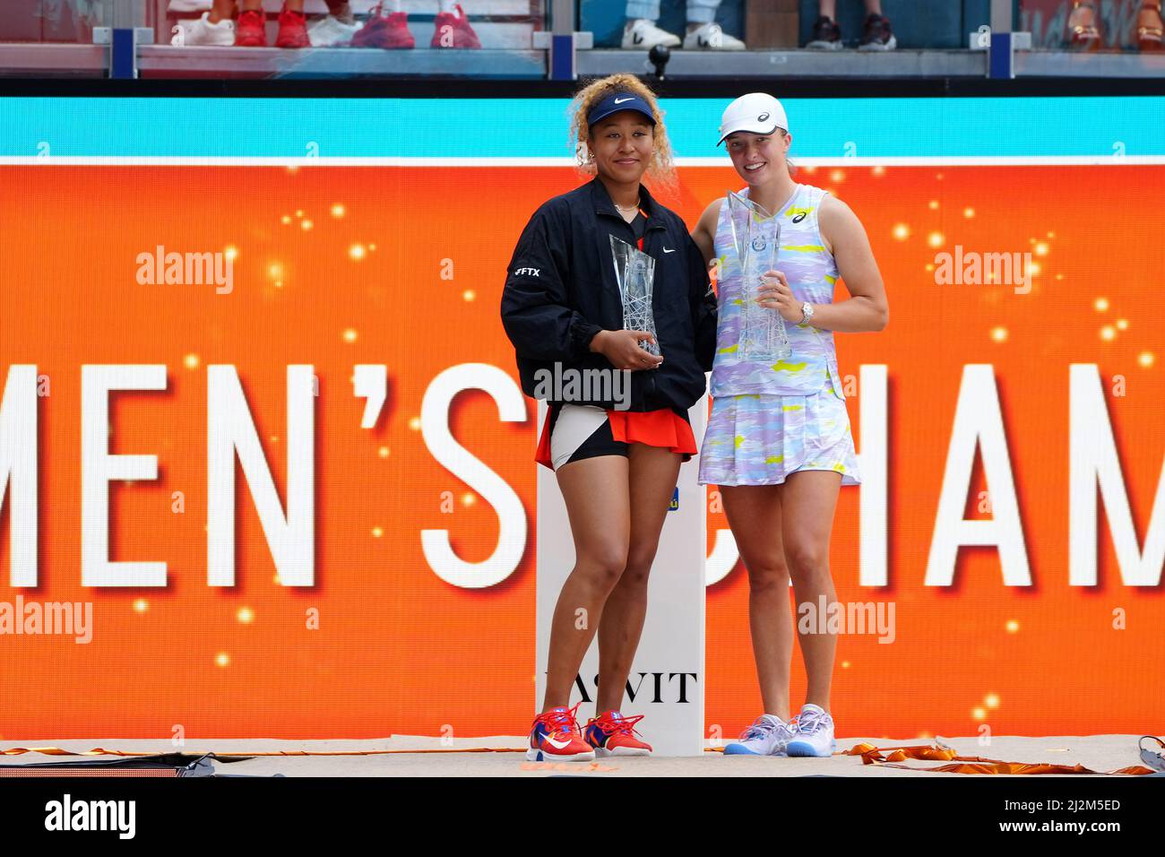 Miami Gardens, Florida, USA. April, 2 - Miami Gardens: Iga Swaitek(POL ...