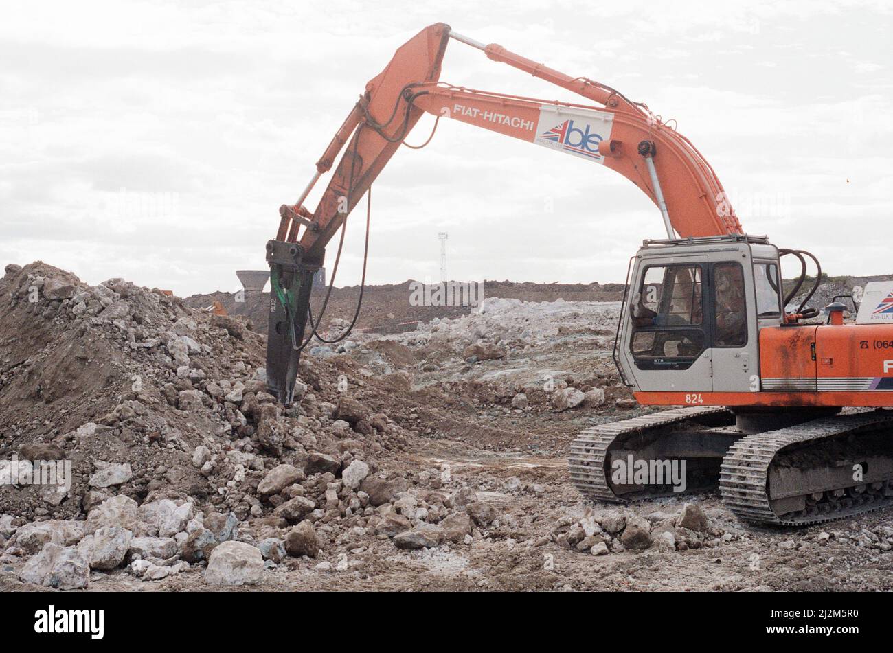 Construction site of Teesside Retail Park and Leisure Centre, split ...