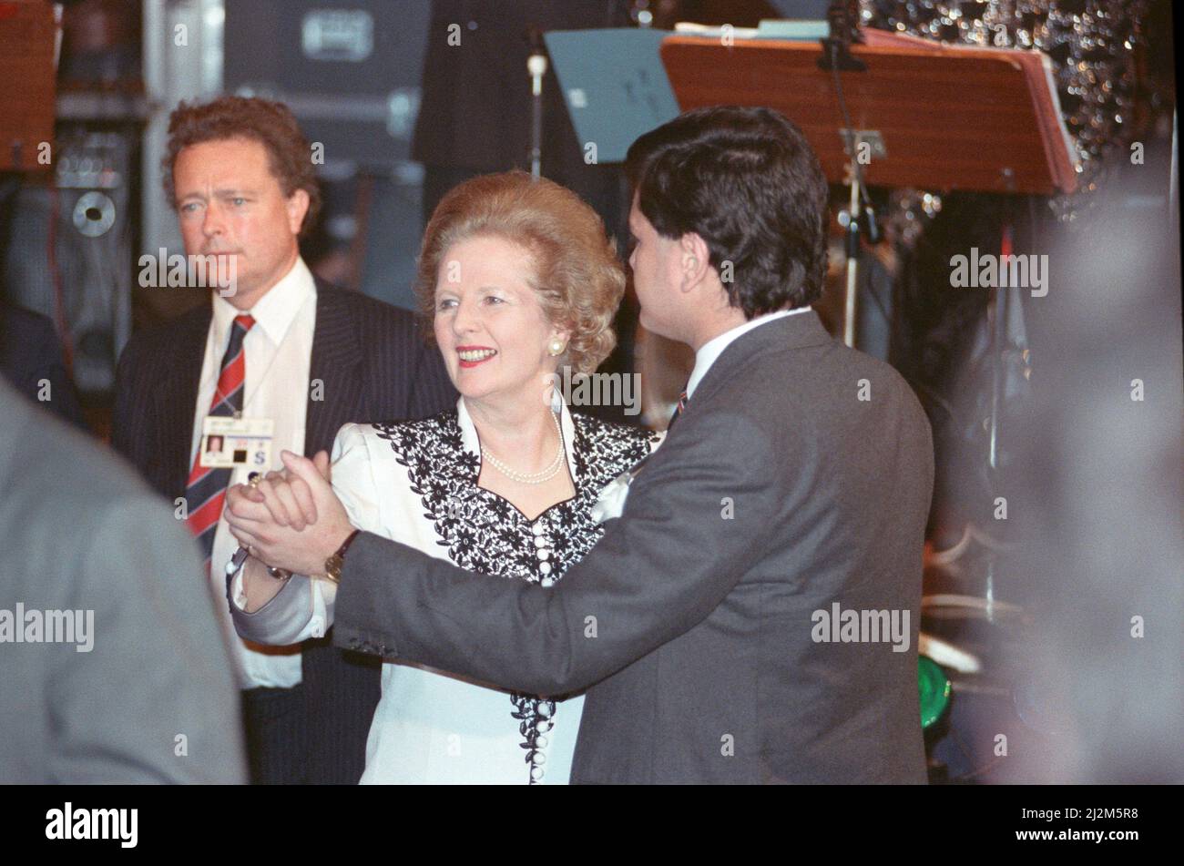 The Conservative Party Conference, Blackpool. Prime Minister Margaret ...