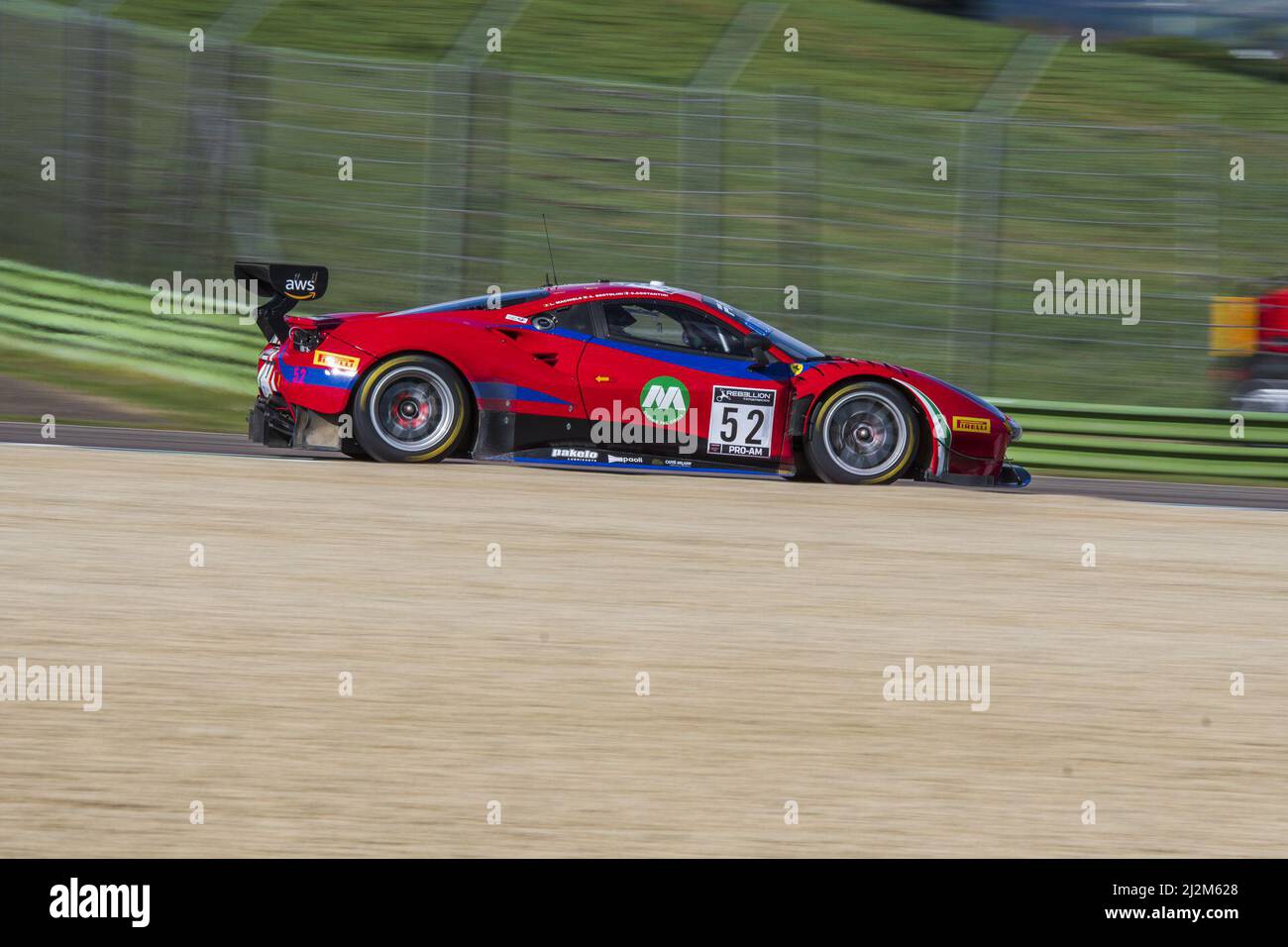 Imola, Italy. 02nd Apr, 2022. #52 AF Corse - Stefano COSTANTINI/Louis ...