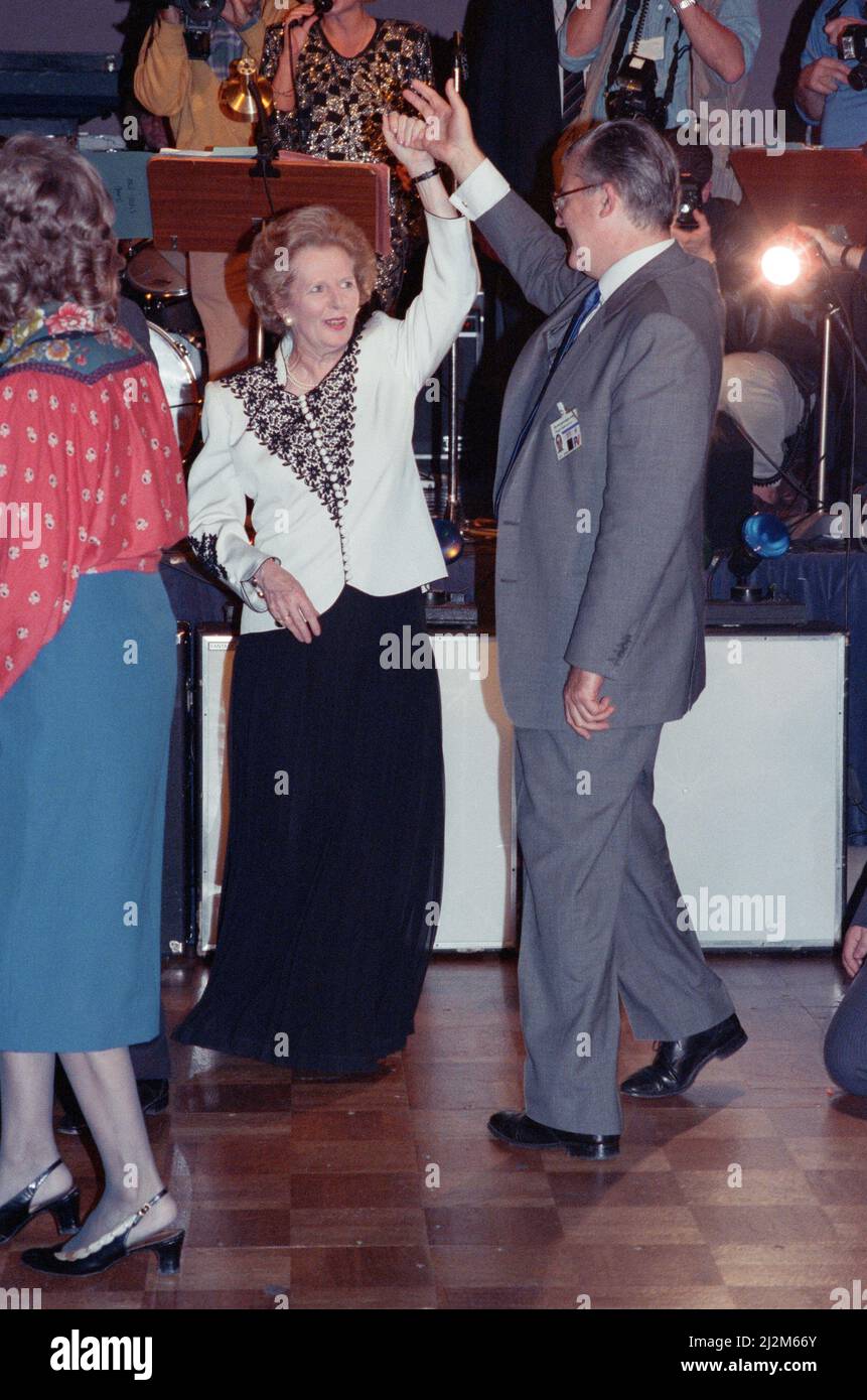 The Conservative Party Conference, Blackpool. Prime Minister Margaret ...