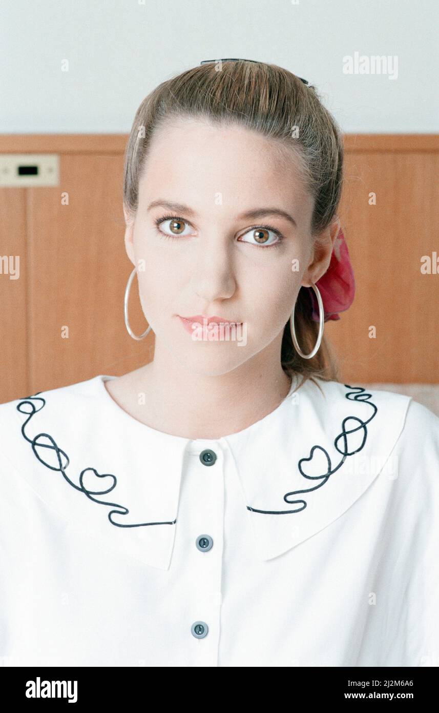 Debbie Gibson, american singer in UK to promote her new single, We ...