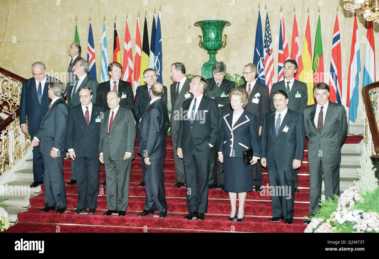 Secretary general manfred worner hi-res stock photography and images ...