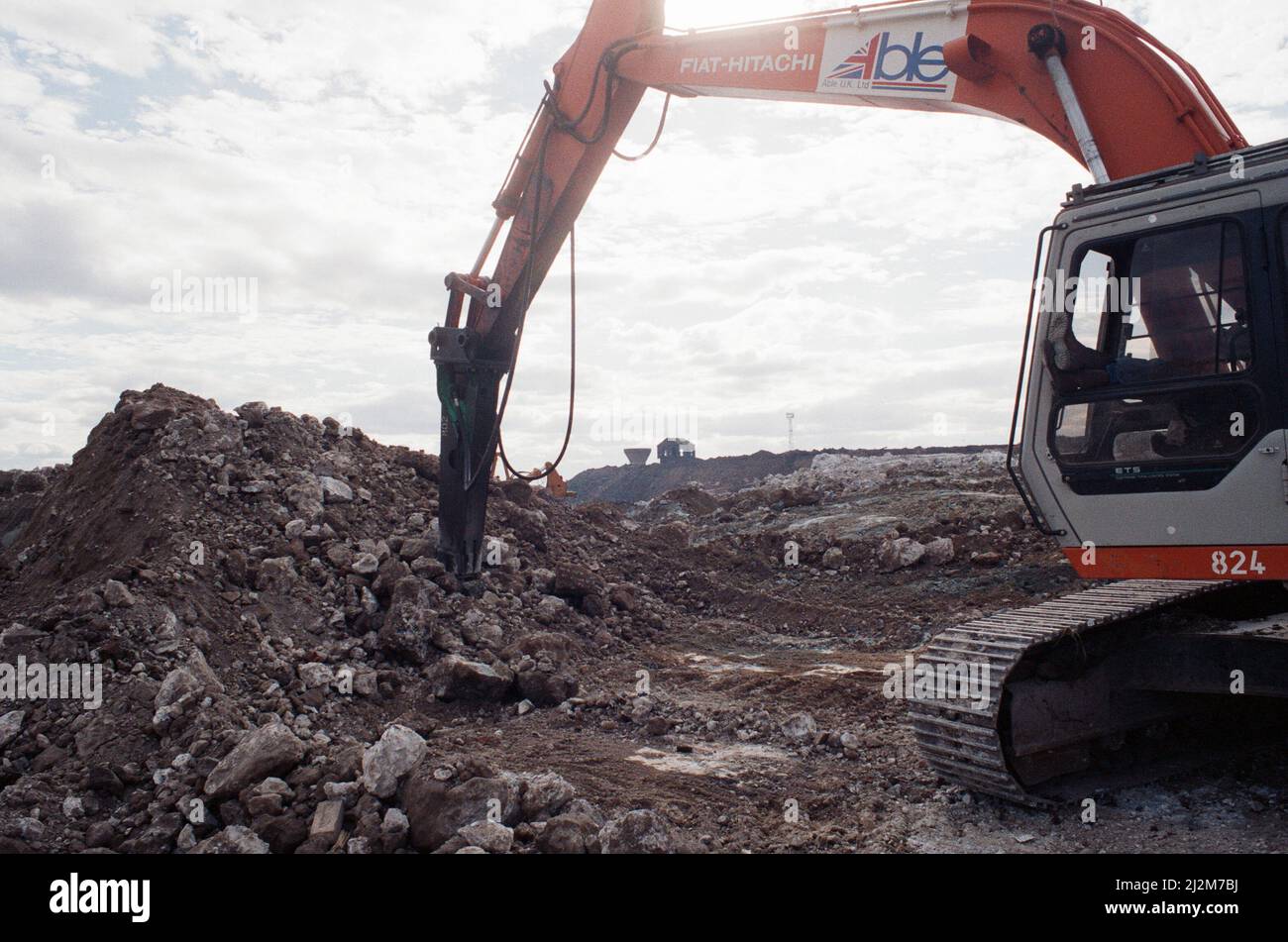 Construction site of Teesside Retail Park and Leisure Centre, split ...