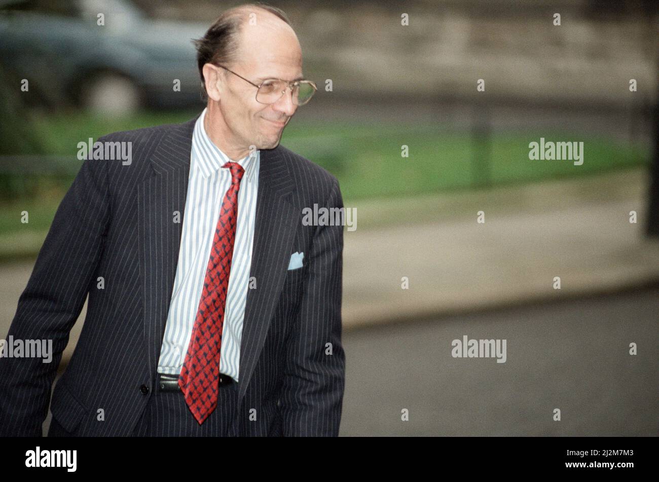 Norman Tebbit at 10 Downing Street amid the Conservative Party ...