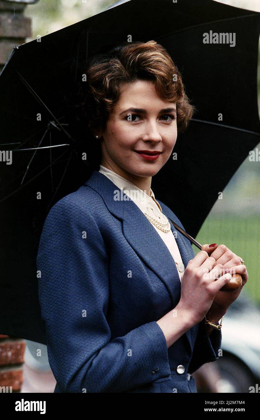 Deborah Barrymore Actress daughter of Roger Moore Stock Photo - Alamy