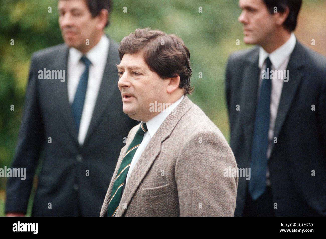 Nigel Lawson pictured at their home, the day after his resignation ...