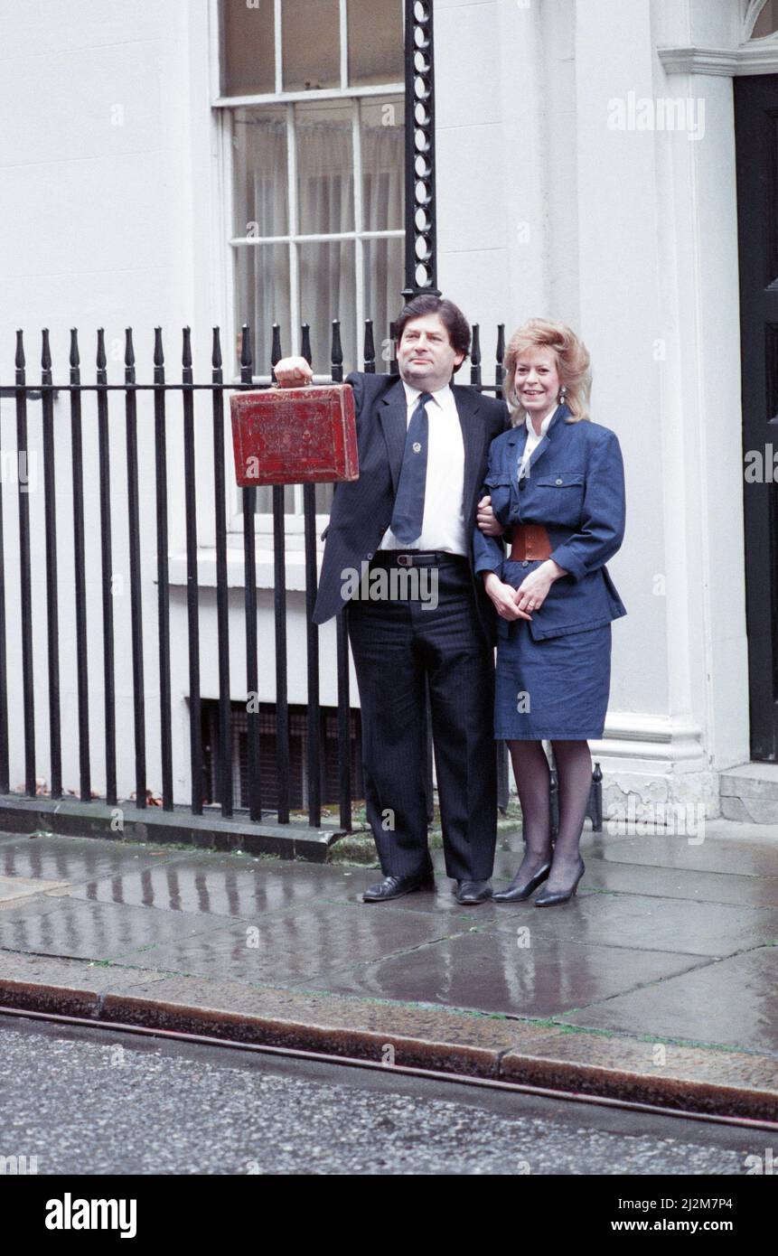 Chancellor nigel lawson wife therese hi-res stock photography and ...