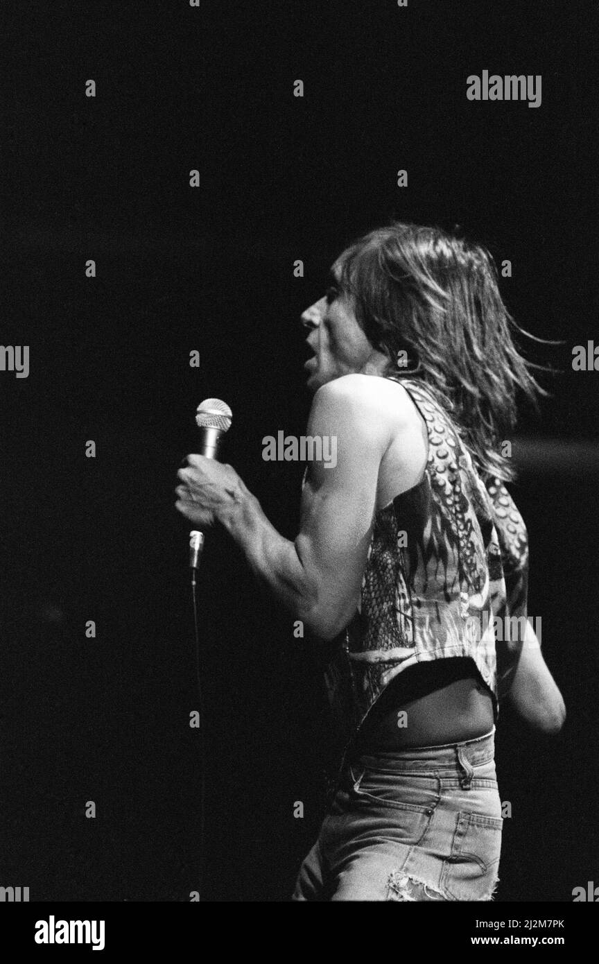 Iggy Pop (USA singer) performing at The Reading Rock Festival, Little ...