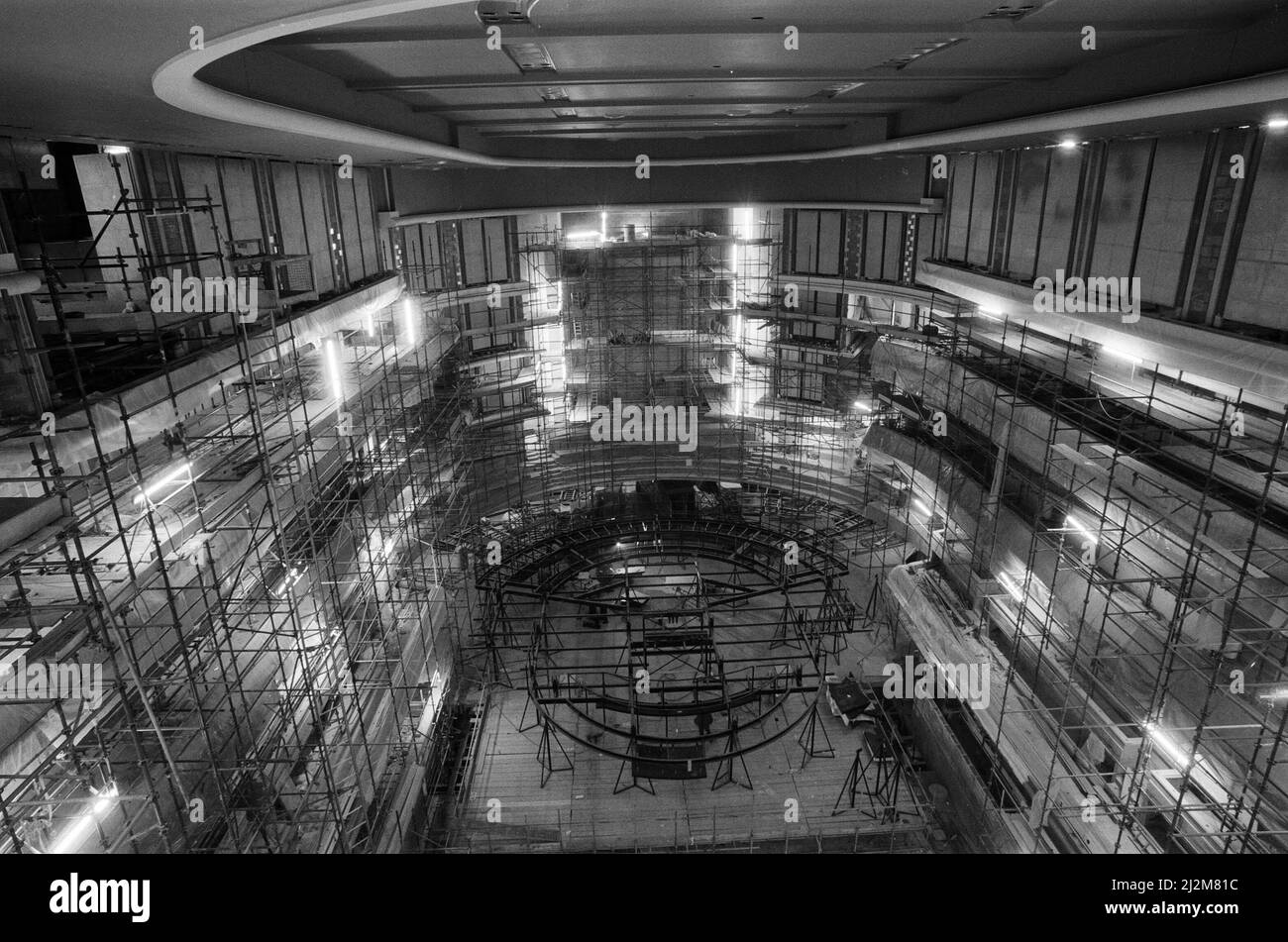 Symphony Hall, The ICC, Birmingham, 6th March 1990. Under Construction ...