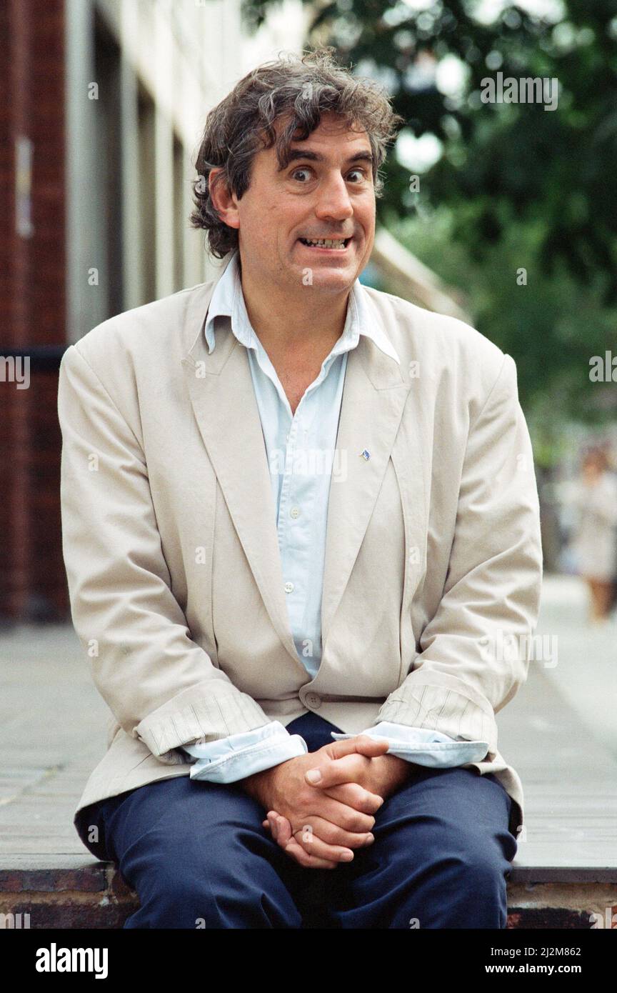 Comedian and actor Terry Jones. 25th September 1989 Stock Photo - Alamy