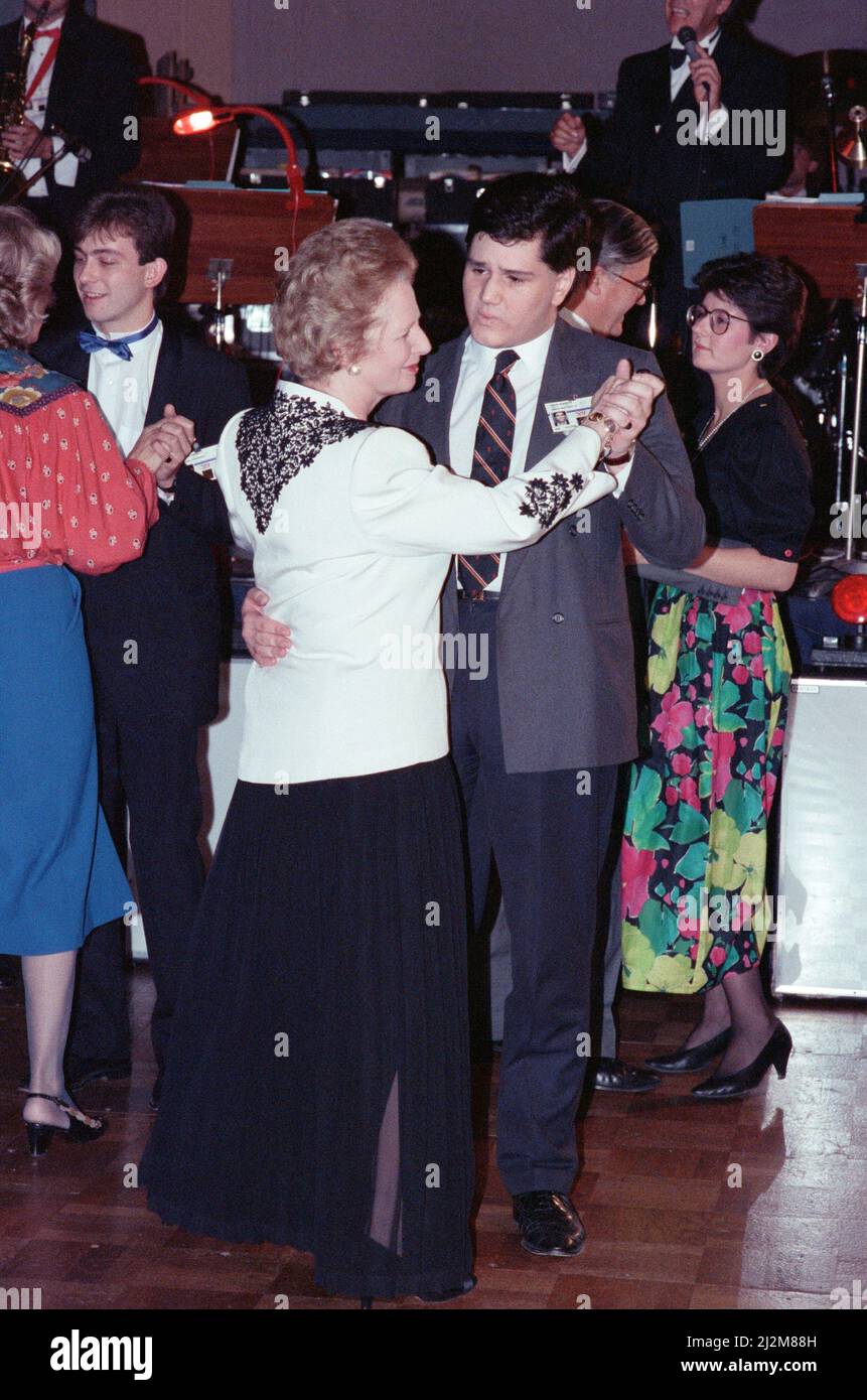 The Conservative Party Conference, Blackpool. Prime Minister Margaret ...