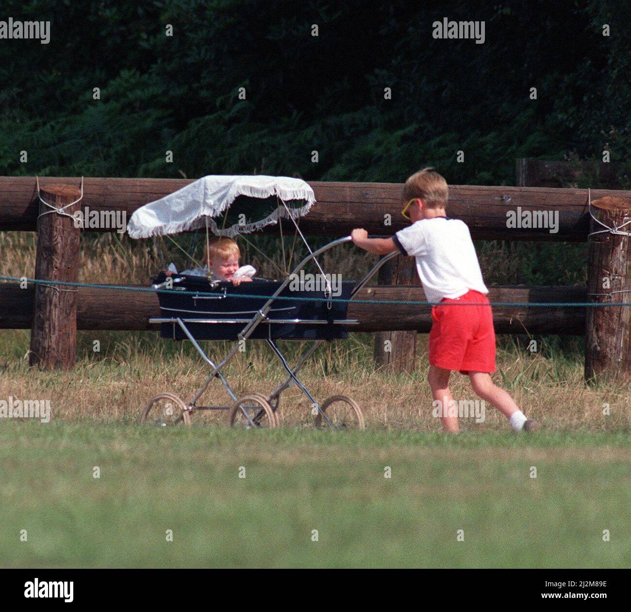 Prince William Collection 1989Prince William pushing Princess Beatrice ... Prince William Collection 1989Prince William pushing Princess Beatrice ...