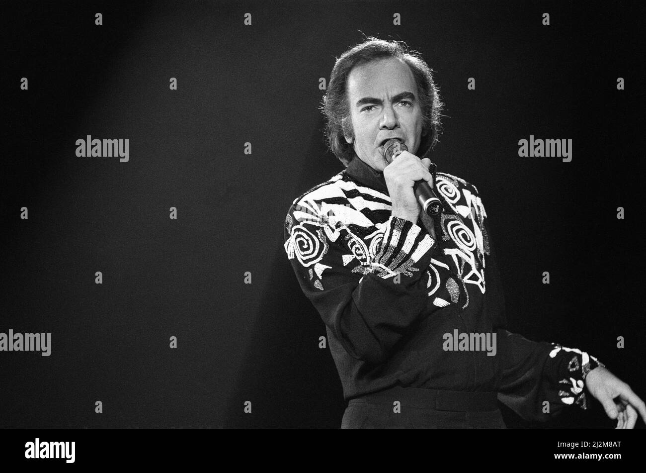 Singer neil diamond Black and White Stock Photos & Images - Alamy