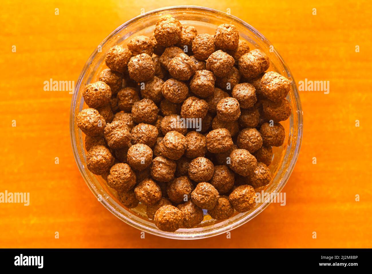 Coffee flakes for breakfast . Healthy eating for morning meal Stock ...