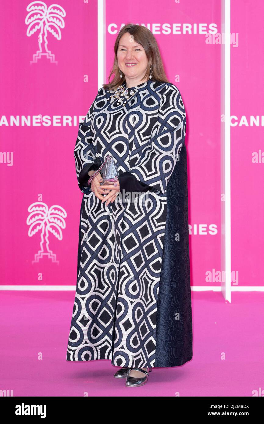 Inna Bazhenova attends the pink carpet during the 5th Canneseries ...