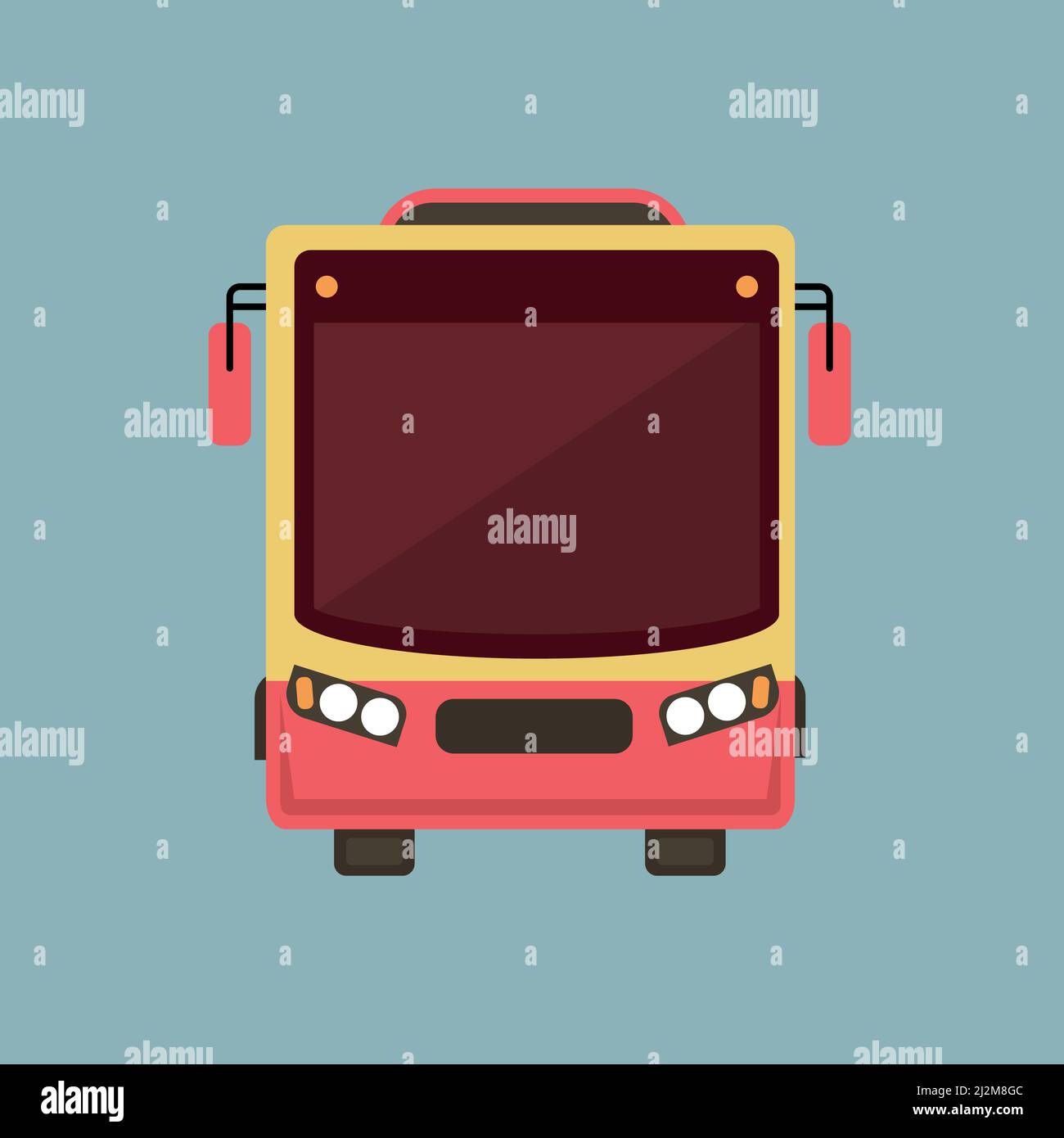 Auto bus vector vectors Stock Vector Images - Alamy