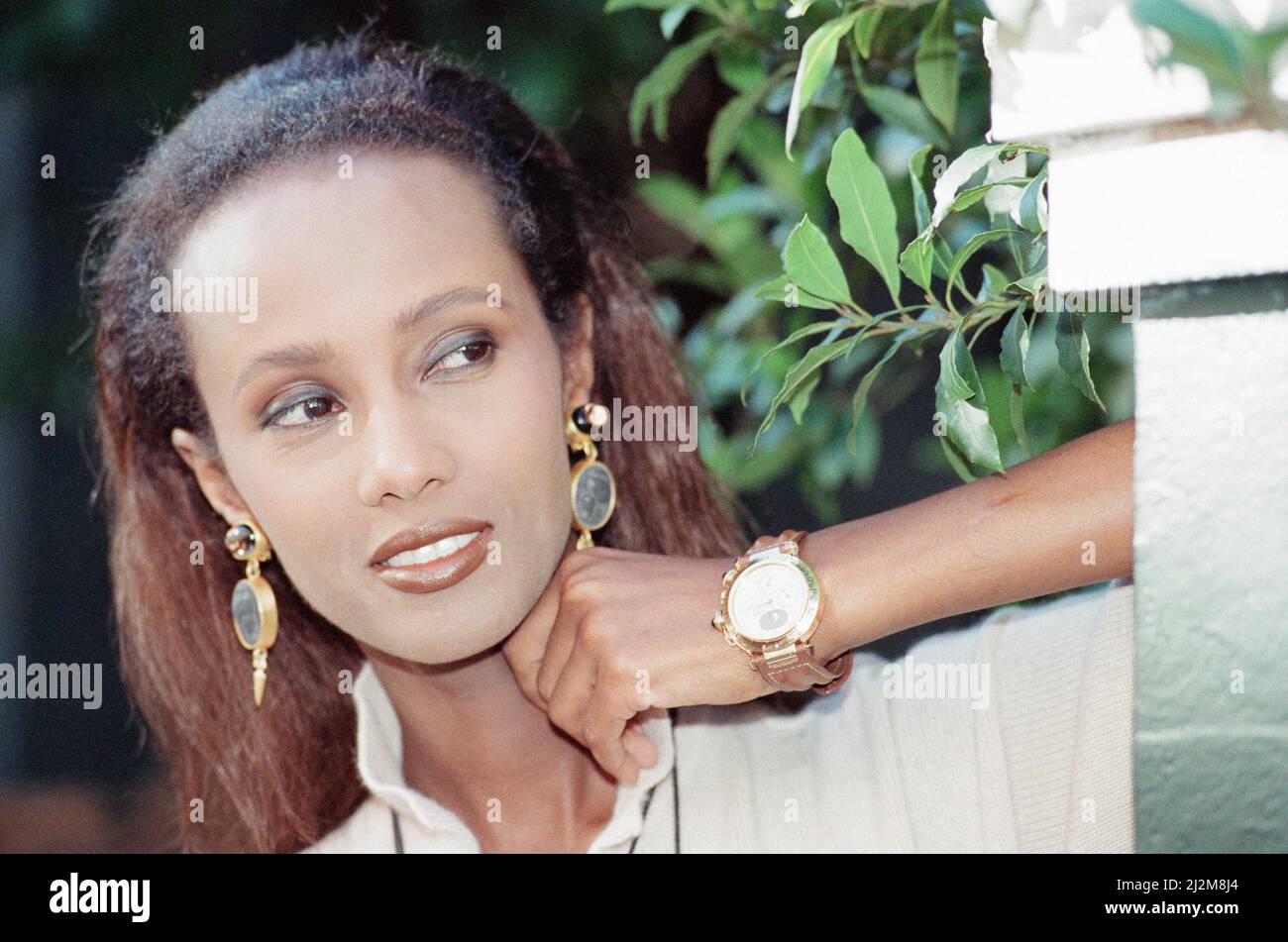 Iman, fashion model and actress, pictured in London, Wednesday 25th ...