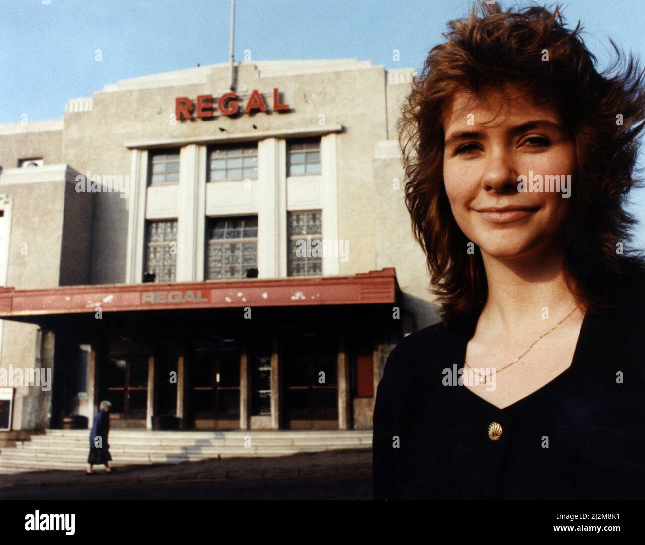 The Regal Cinema Bathgate, Scotland, 28th November 1989. Kay Lynn ...