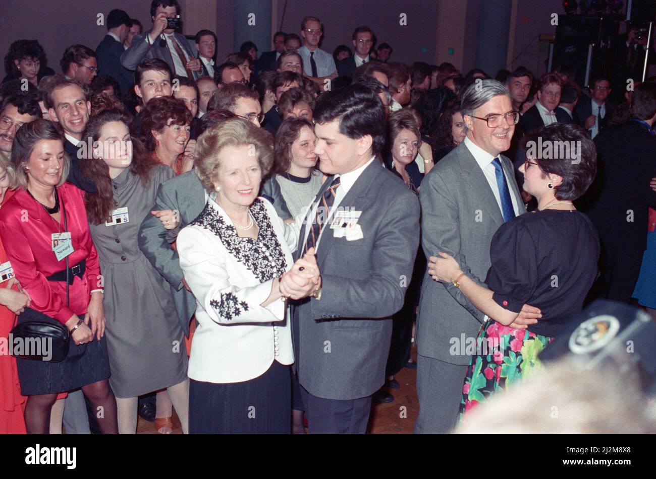 The Conservative Party Conference, Blackpool. Prime Minister Margaret ...