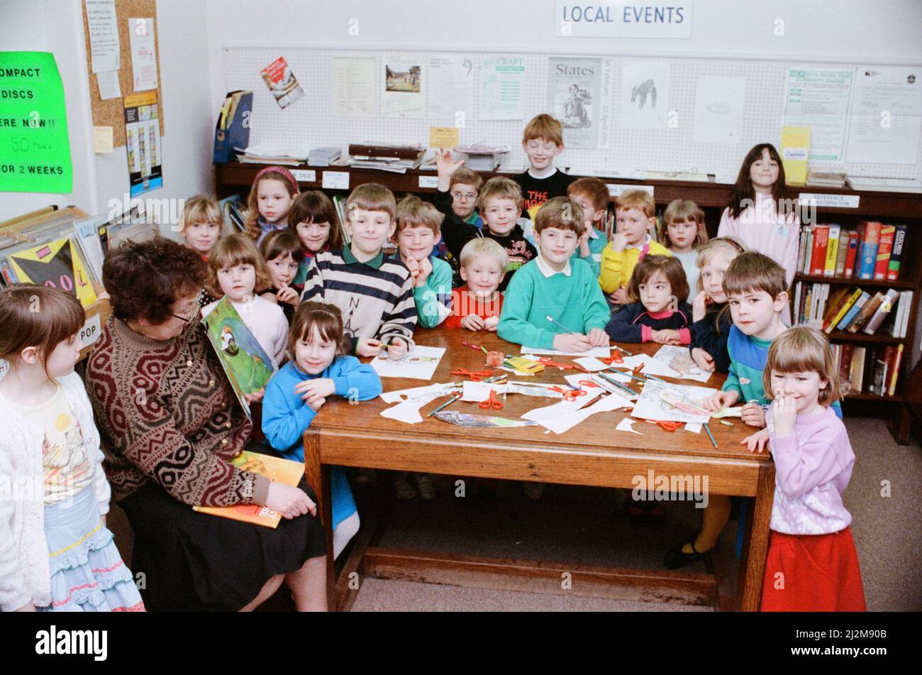 Children at Honley Library indulge in a bit of Jungle Fun. The activity ...