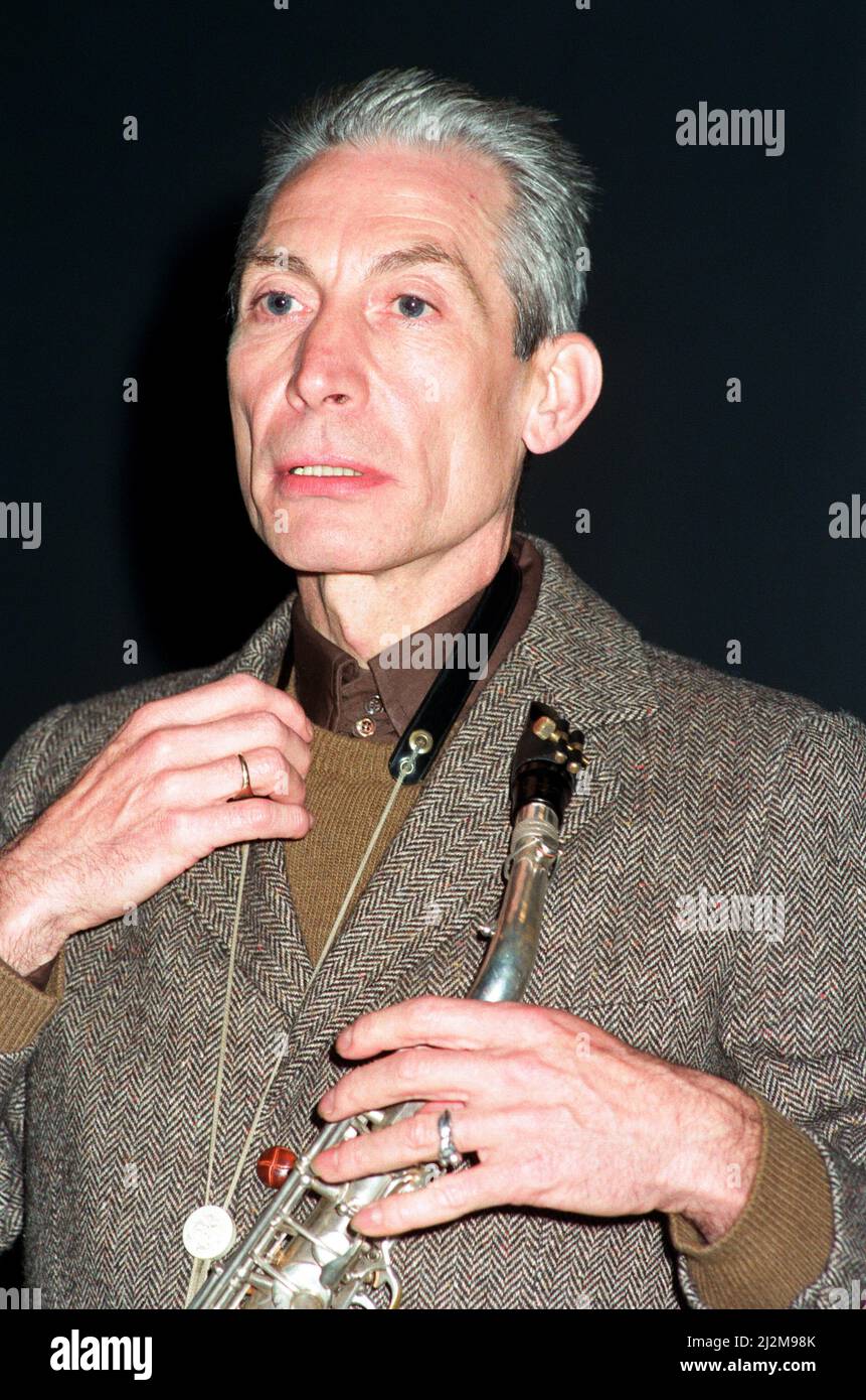 Charlie Watts, The Rolling Stones drummer, at Ronnie Scott's. Broad ...