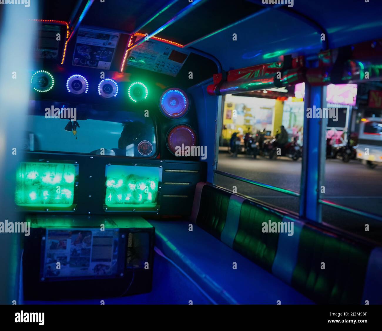 Lets take this party on the road. Shot of the inside of an empty party ...